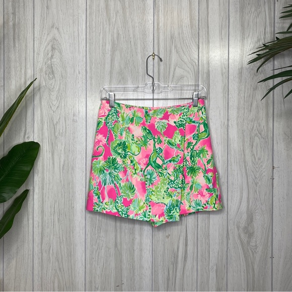 Lilly Pulitzer | Shorts | Lilly Pulitzer Cassia Skort Raz Berry Catty ...